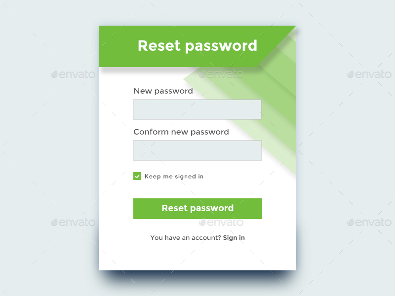 Modern Web Forms, Web Elements | GraphicRiver