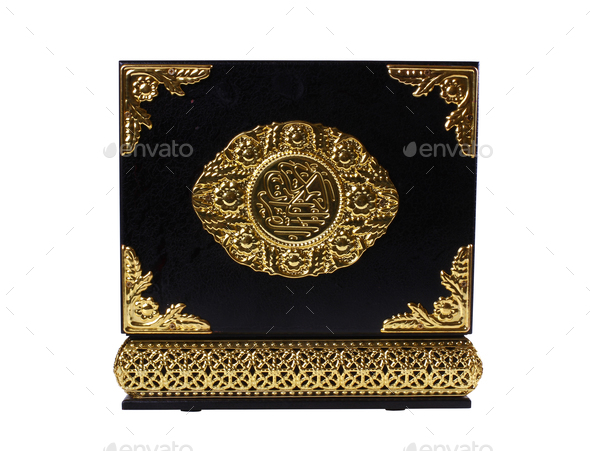 Black and Gold Quran Box Stock Photo by QalebStudio | PhotoDune