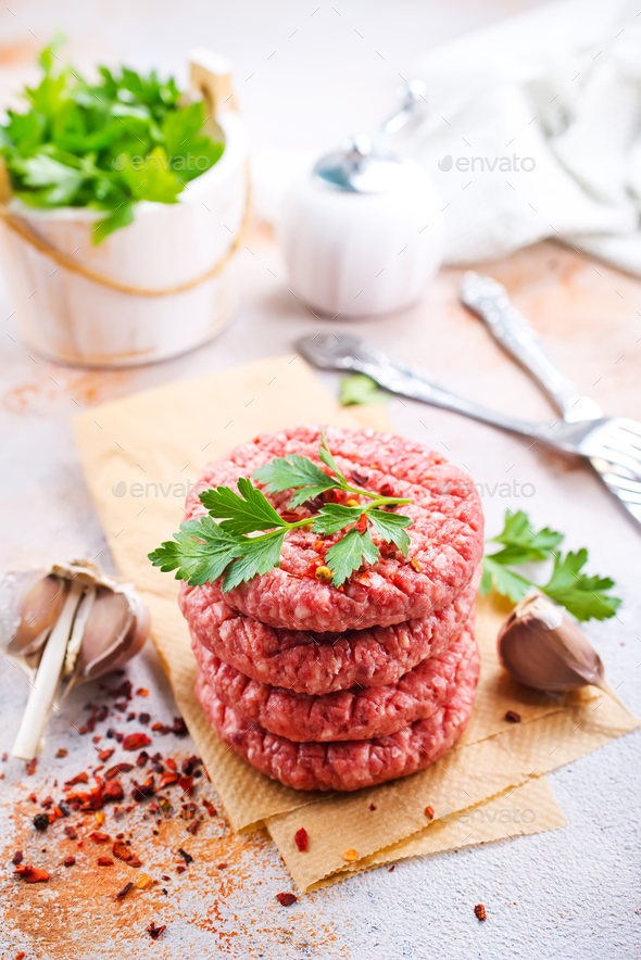 cutlets for burger Stock Photo by tycoon101 | PhotoDune