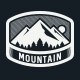 Mountain Adventure Label and Badges, Web Elements | GraphicRiver