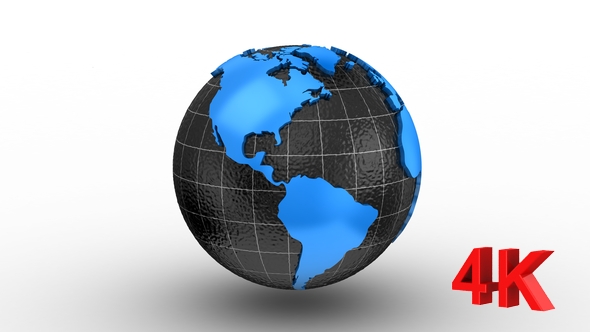 World Map Turns Into a Globe, Motion Graphics | VideoHive