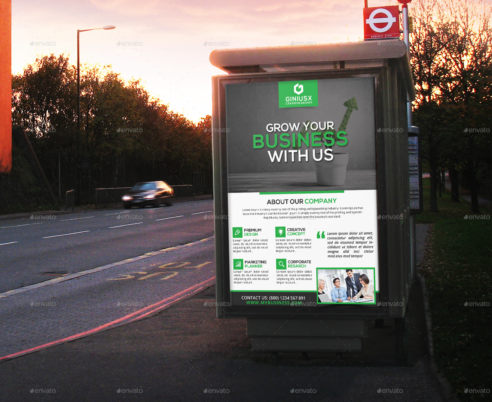 Business Poster Template, Print Templates | GraphicRiver