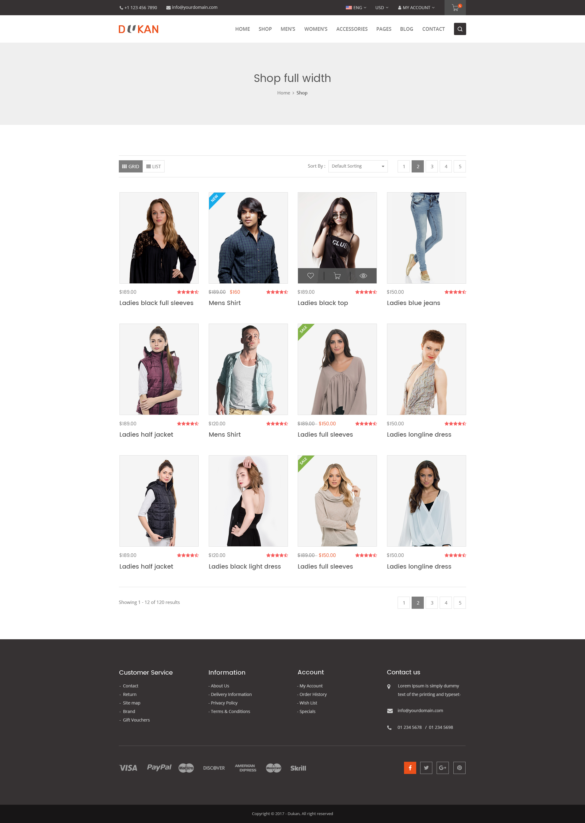 Dukan - Elegant E-Commerce PSD Template by raw-themes | ThemeForest