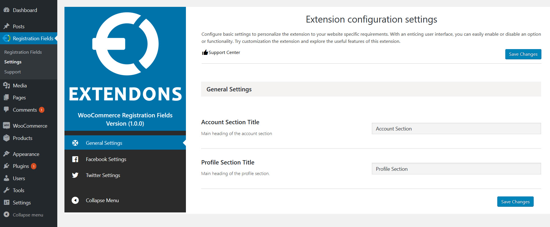 Woocommerce Registration Plugin Add Custom Registration Fields By Extendons
