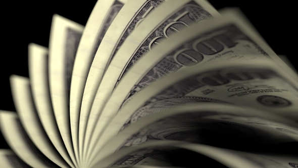 Flipping Hundred Dollar Bills, Motion Graphics | VideoHive