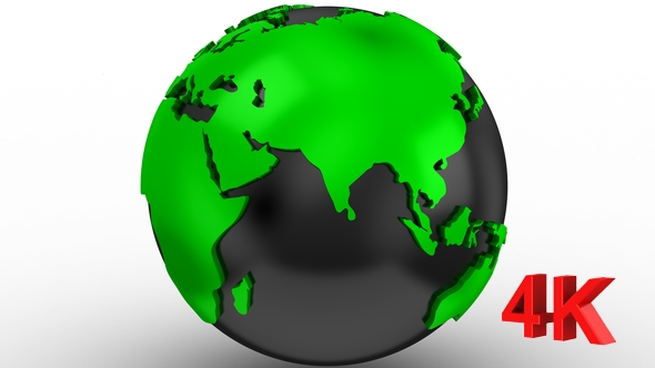 Rotating of Earth, Motion Graphics | VideoHive