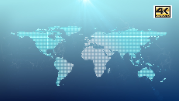 World Map Transformation 4K, Motion Graphics | VideoHive