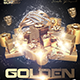 Golden Party Flyer Template, Print Templates | GraphicRiver
