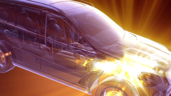 Transparent Car Rotate, Motion Graphics | VideoHive