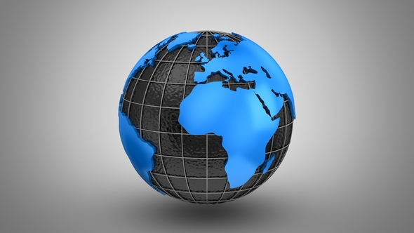 World Map Turns Into a Globe, Motion Graphics | VideoHive