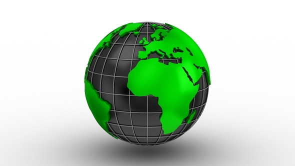 World Map Turns Into a Globe, Motion Graphics | VideoHive