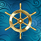 Golden Ship Wheel, Vectors | GraphicRiver