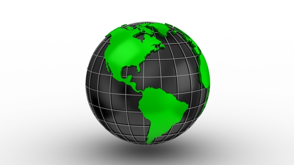 World Map Turns Into a Globe, Motion Graphics | VideoHive