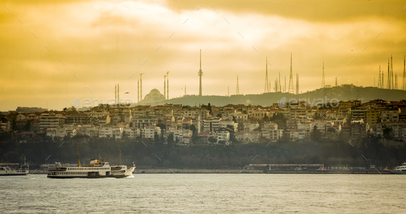 Panorama of Istanbul in early morning Stock Photo by wollwerth | PhotoDune