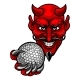Devil Golf Sports Mascot, Vectors | GraphicRiver