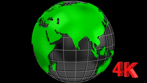 Rotating of Earth, Motion Graphics | VideoHive