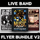Live Band Flyer Bundle V2, Print Templates | GraphicRiver