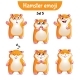 Set of Hamster Characters Set 5, Vectors | GraphicRiver