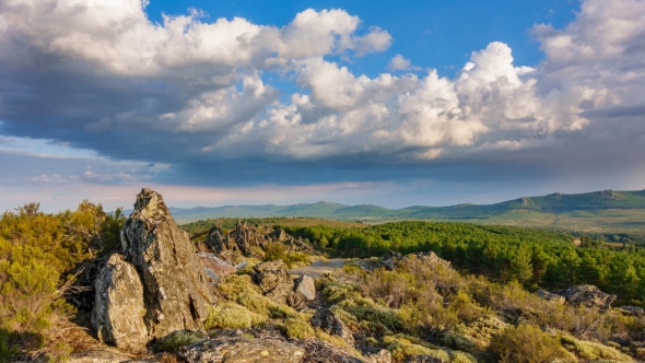 Rocks and Mountain Range, Stock Footage | VideoHive