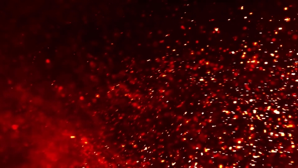 Cinematic Red Particles Background, Motion Graphics | VideoHive