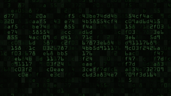 WEB Caption on the Computer Screen Made of Text and Numeric Symbols ...