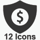 Business Security Icons - Gray Version, Icons | GraphicRiver