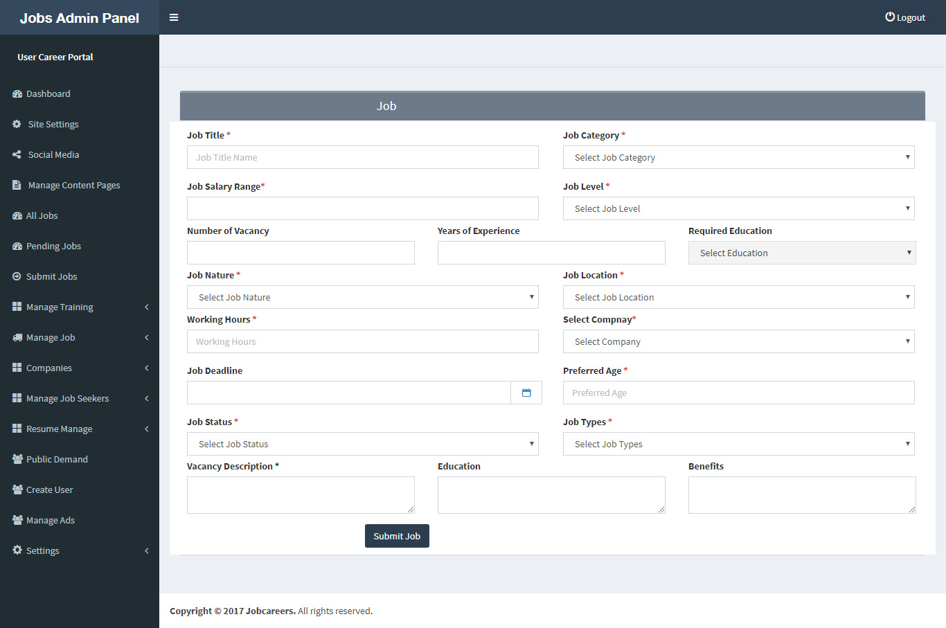 Career Portal - Online Job Search Script by piratestech | CodeCanyon
