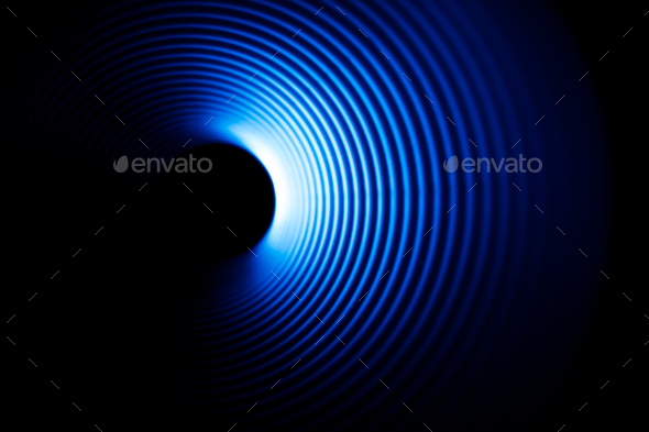 Sound waves in the dark Stock Photo by DmitrySteshenko | PhotoDune