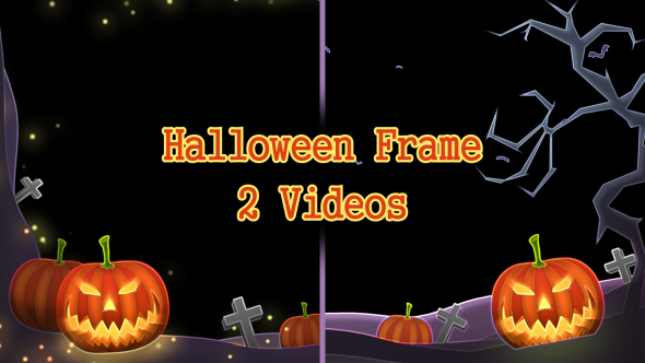 Halloween Frame 2 Pack, Motion Graphics | VideoHive
