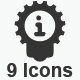 Idea Development Icons - Gray Version, Icons | GraphicRiver