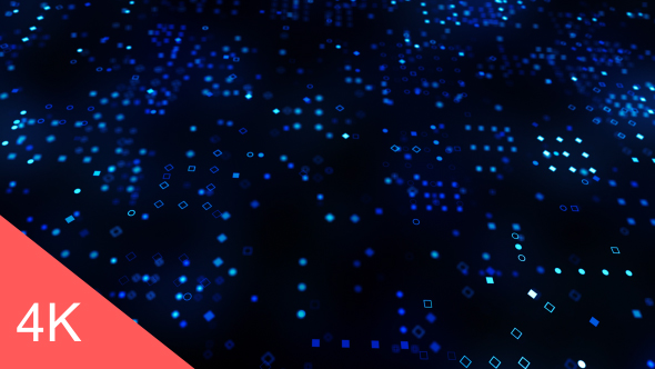 Blue Digital Dots, Motion Graphics | VideoHive