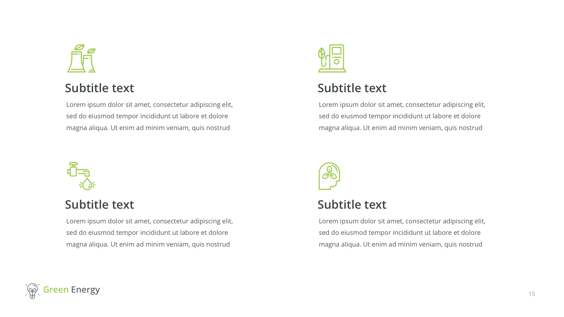 Green Energy - PowerPoint Template, Presentation Templates | GraphicRiver