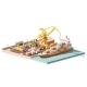 Vector Low Poly Port Container Terminal and Ship, Vectors | GraphicRiver