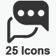 Message and Communication Icons - Gray Version, Icons | GraphicRiver
