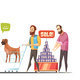 Family In Supermarket Design Concept, Vectors | GraphicRiver