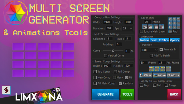 Multi Screen Generator by limxona | VideoHive