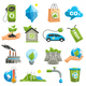 Isolated Eco Icon Set, Vectors | GraphicRiver