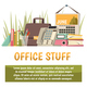 Office Flat Orthogonal Background, Vectors | GraphicRiver