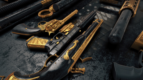 Weapons Background V2 4K, Motion Graphics | VideoHive