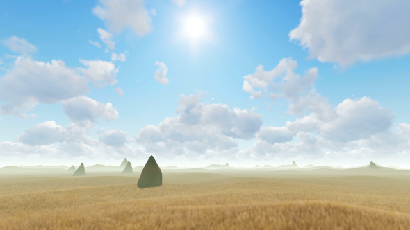 Sunlight in Desert, Motion Graphics | VideoHive