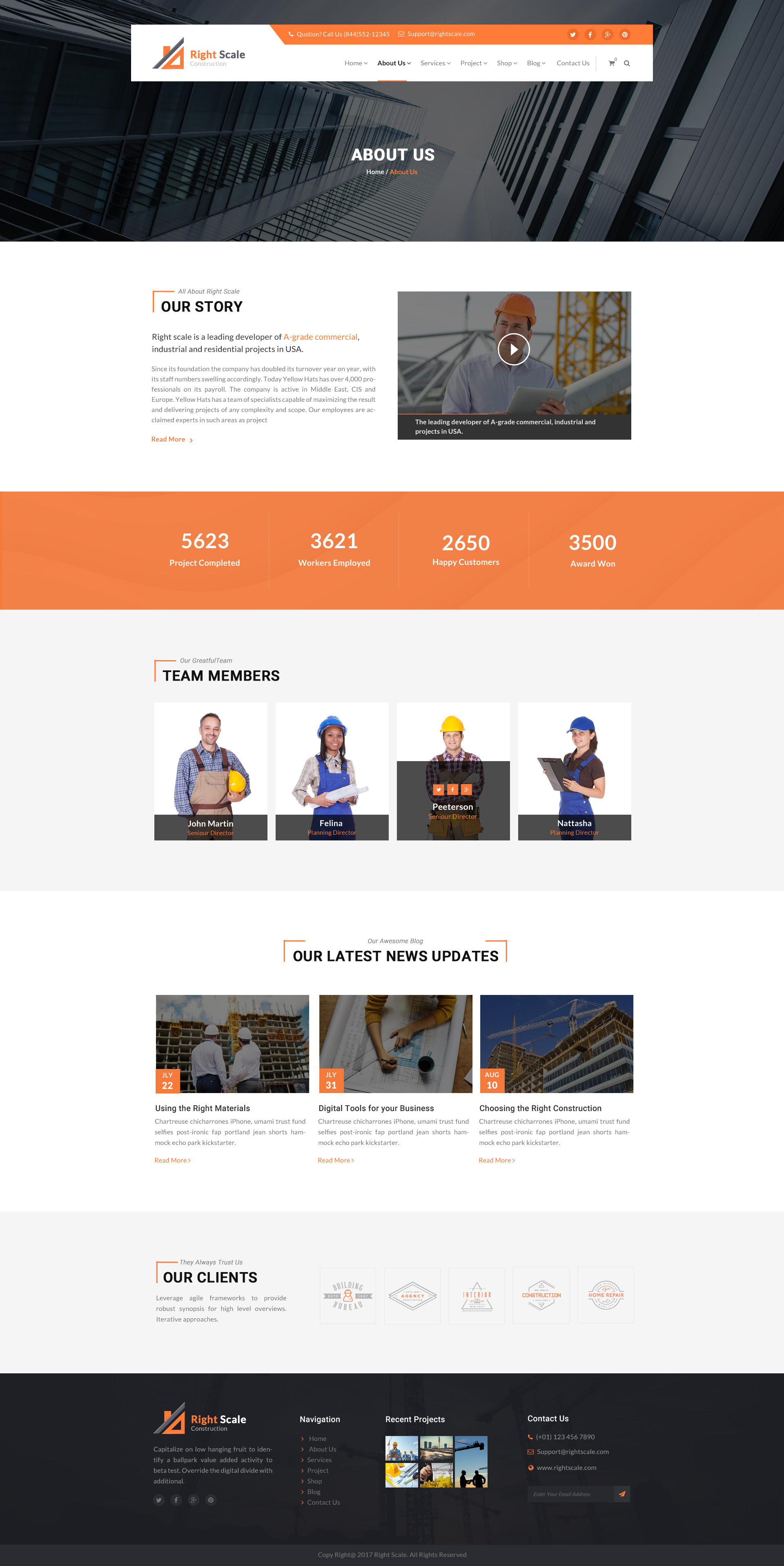 Rightscale : Construction PSD Template by TonaTheme | ThemeForest