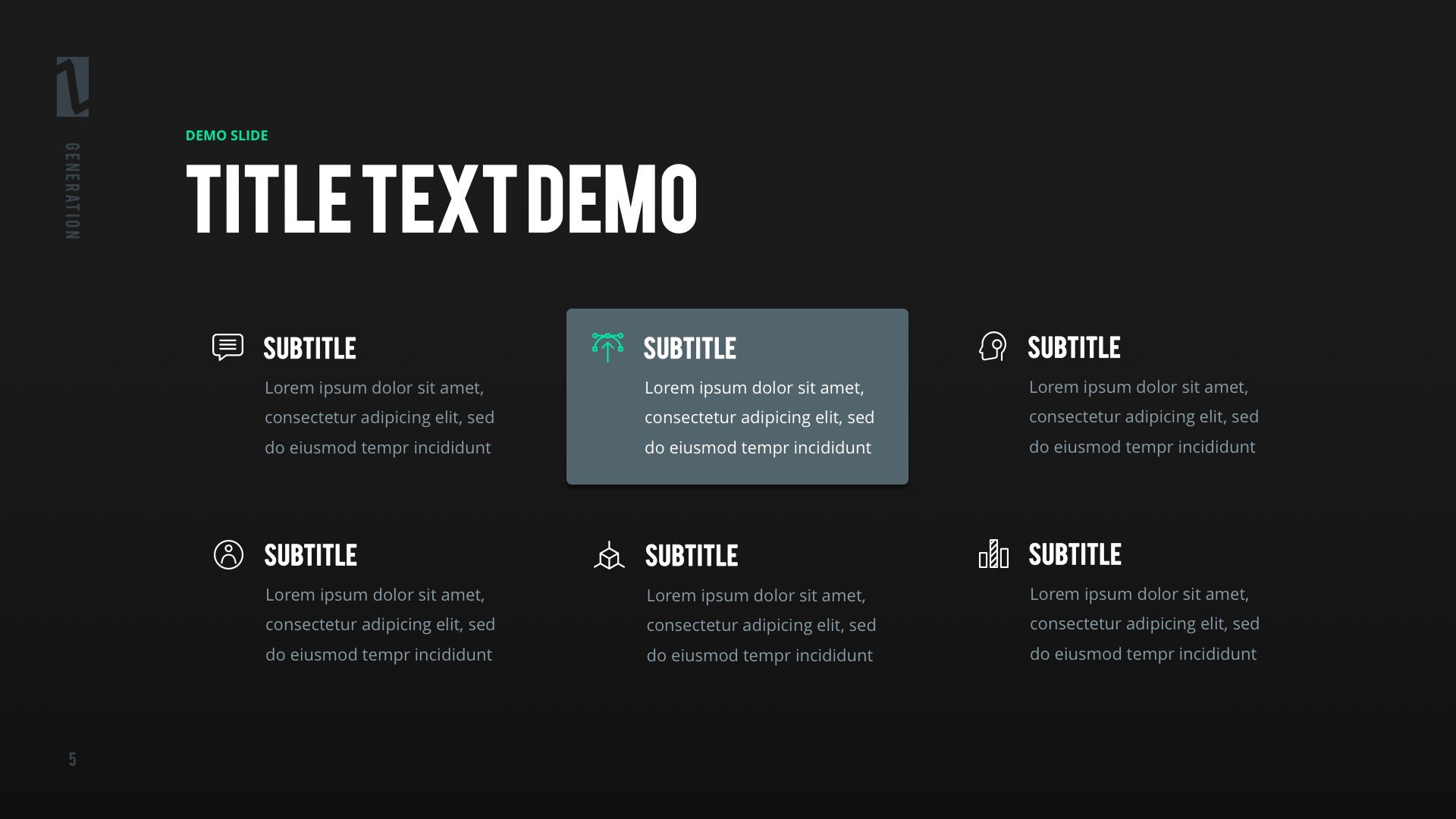 Z Generation - Creative PowerPoint Template, Presentation Templates