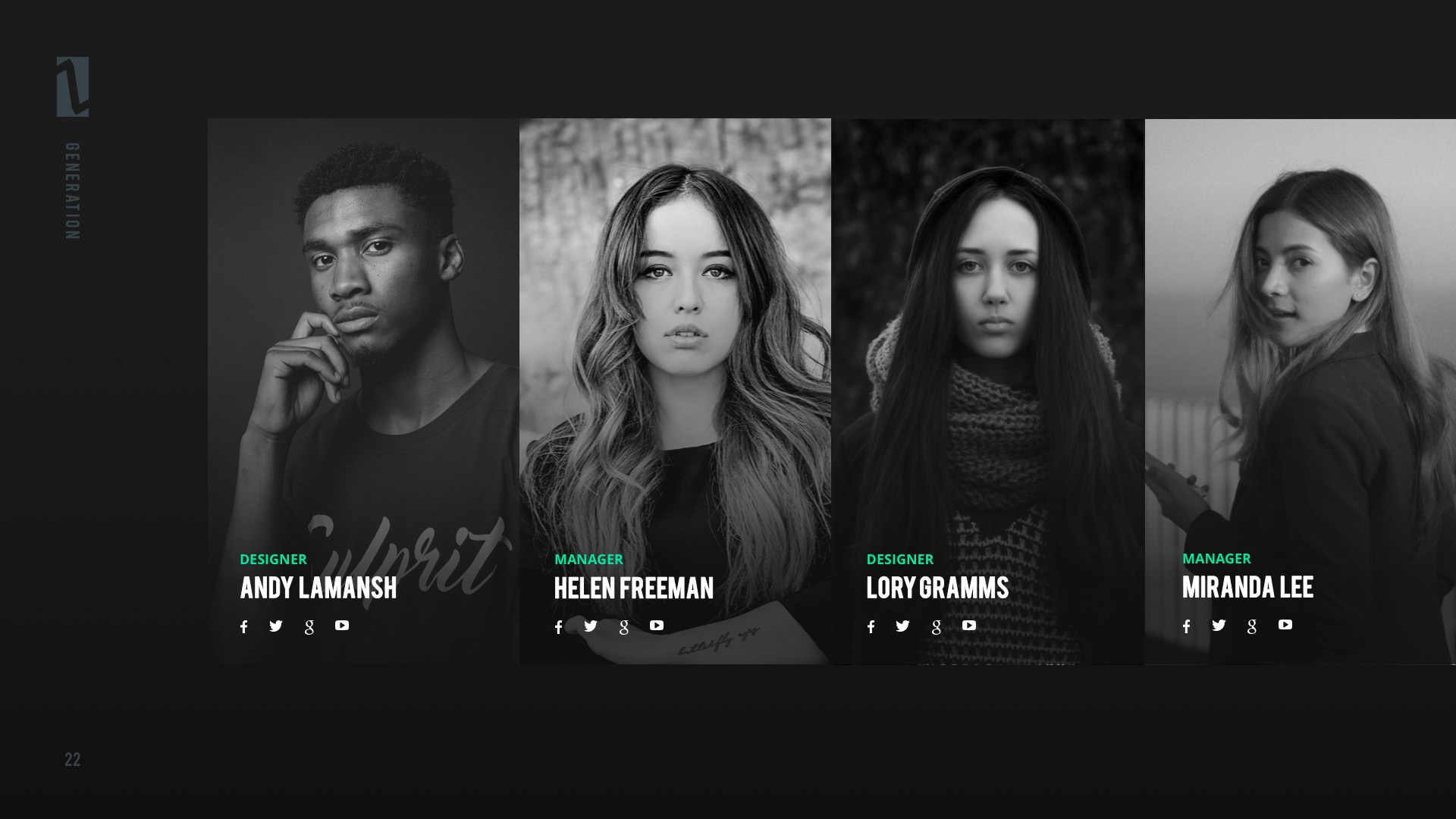 Z Generation - Creative PowerPoint Template, Presentation Templates