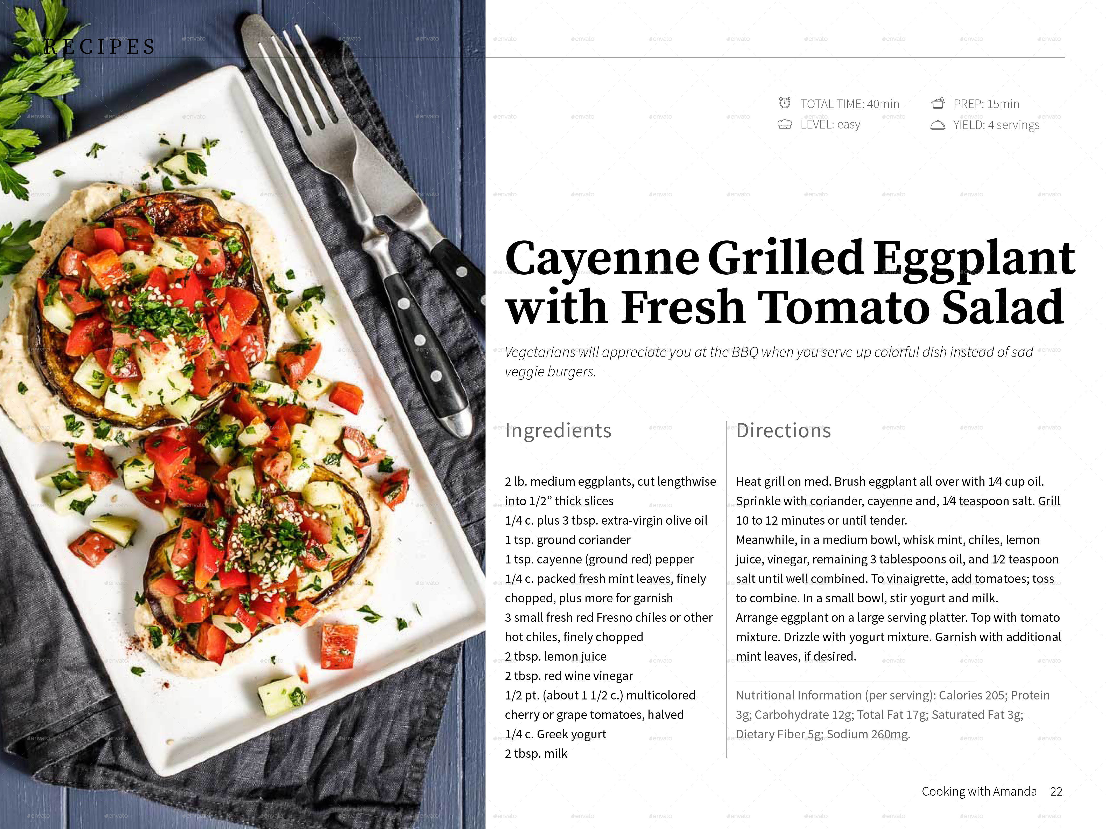 Cook & Recipes ebook, ePublishing | GraphicRiver