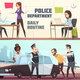 Police Department Horizontal Banners, Vectors | GraphicRiver