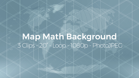 Map Math Background, Motion Graphics | VideoHive