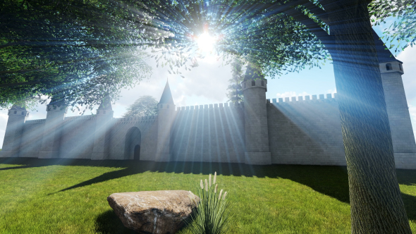 Medieval Castle and Sunlight, Motion Graphics | VideoHive