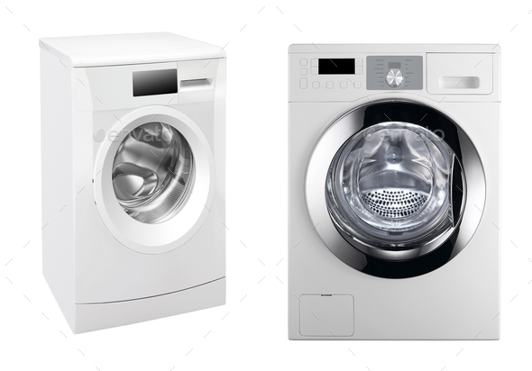 washing machines isolated Stock Photo by photobalance | PhotoDune
