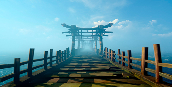 Movement On The Bridge By The Sea, Motion Graphics | VideoHive