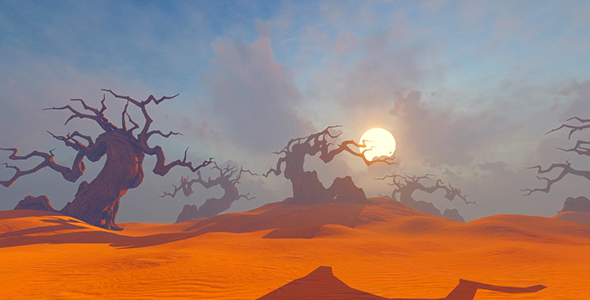 Old Trees In The Desert, Motion Graphics | VideoHive